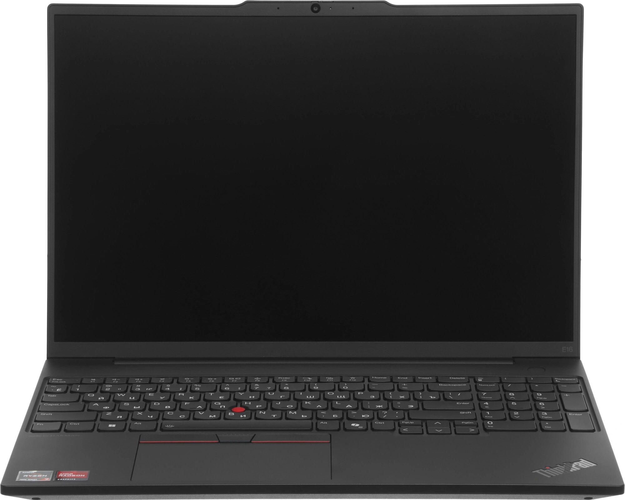 Ноутбук Ноутбук Lenovo ThinkPad E16 G2 Ryzen 7 7735HS 32Gb SSD512Gb AMD Radeon 680M 16" IPS WUXGA (1920x1200) без ОС black WiFi BT Cam (21M5S09E00_32G)
