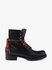 Ботинки Prada Leather laced booties, размер 7.5 UK, black