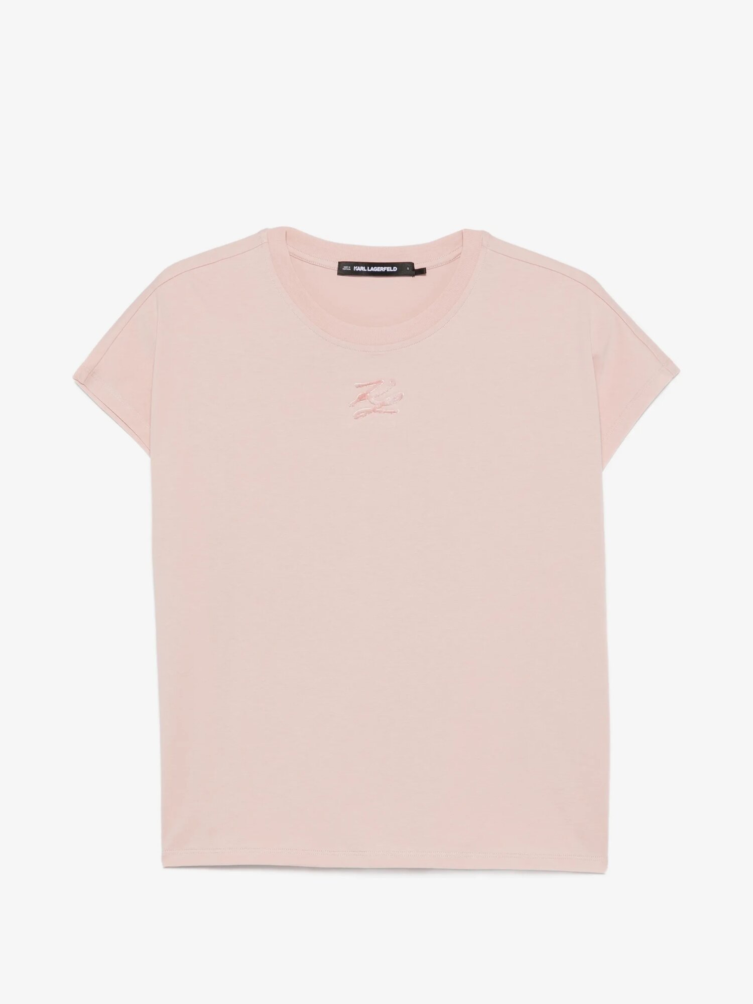 Футболка Karl Lagerfeld Autograph, размер 32, pink