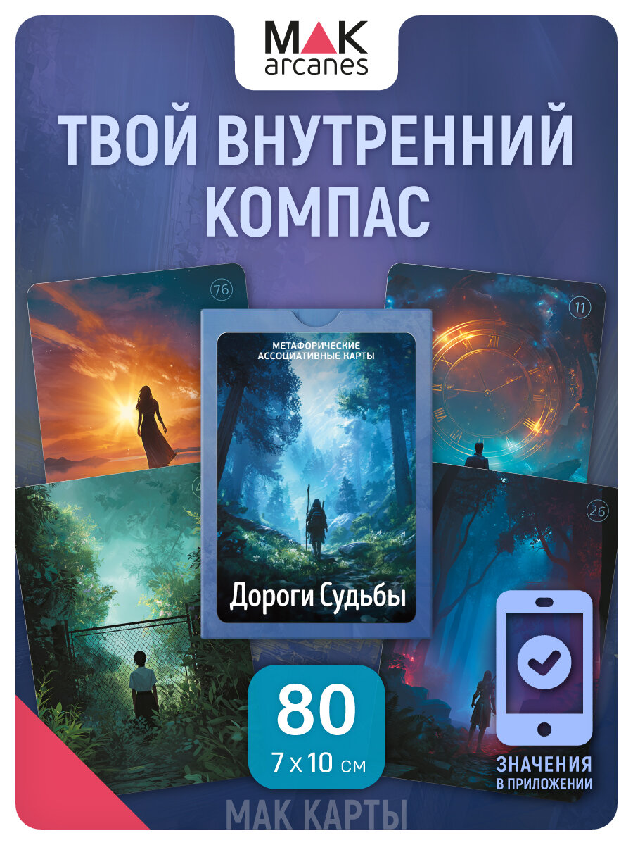 Дороги судьбы. Метафорические карты универсальные