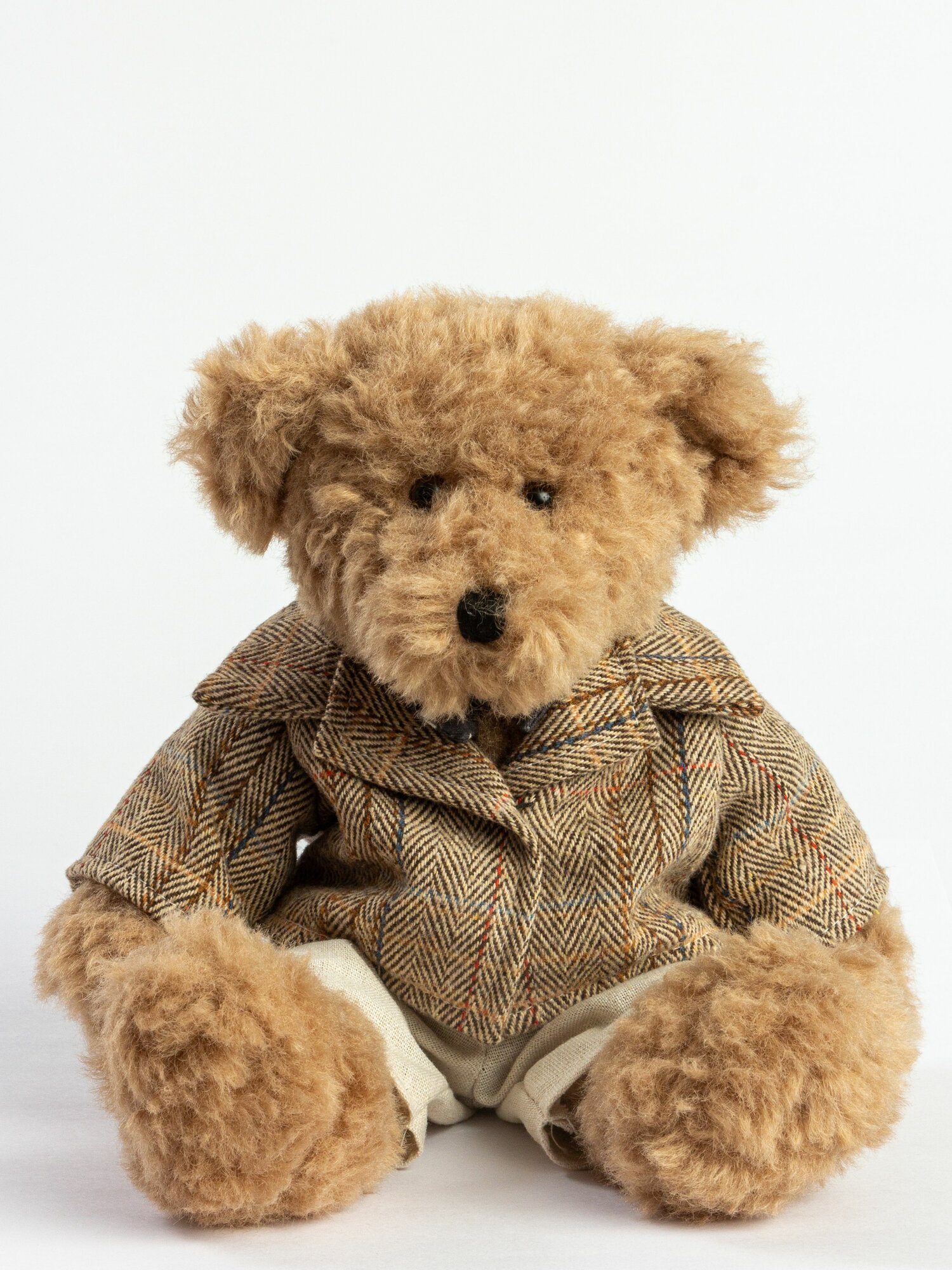 Мягкая игрушка Gulliver Мишка в коричневом пиджаке, 21 см, коллекция Retro, 90-F3222