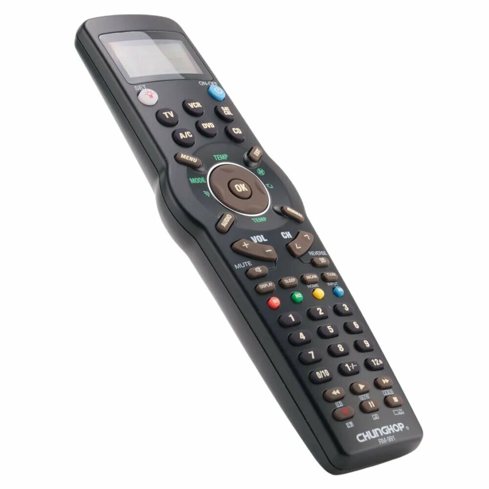 (J V E Y) RM991 Smart Universal Remote Control Многофункциональный обучаемый пульт дистанционного управления совместим с TV/, DVD CD, VCR, SAT/CABLE и A/C