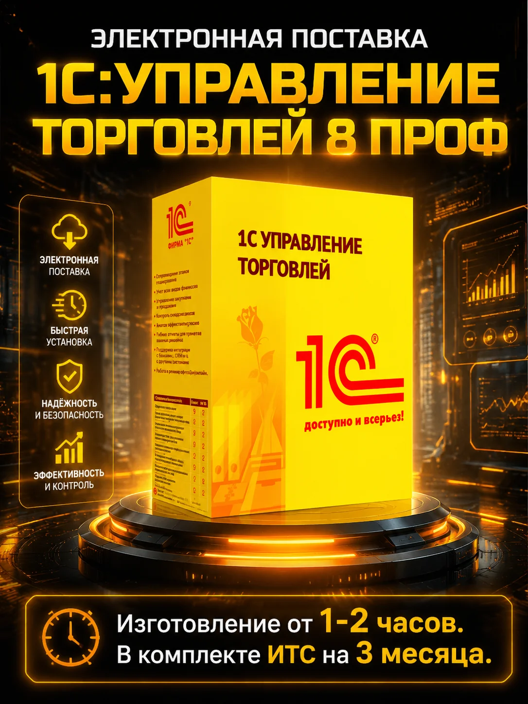 1С: Управление торговлей ПРОФ 8. Электронная поставка.
