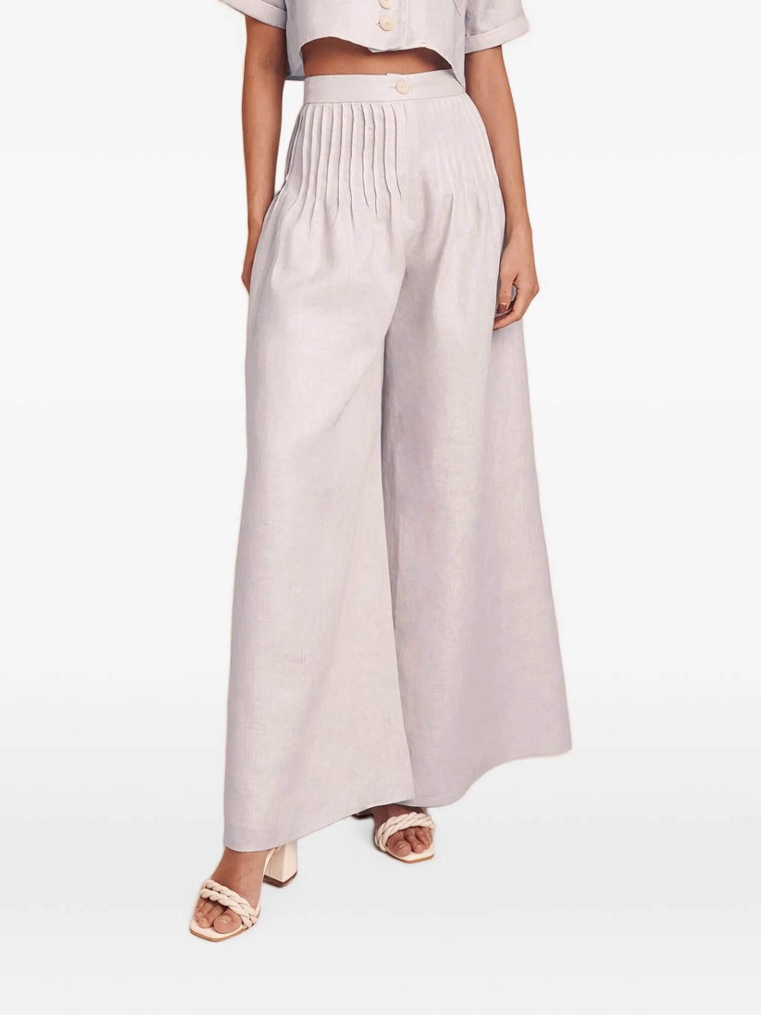 Брюки Posey pleated palazzo pants