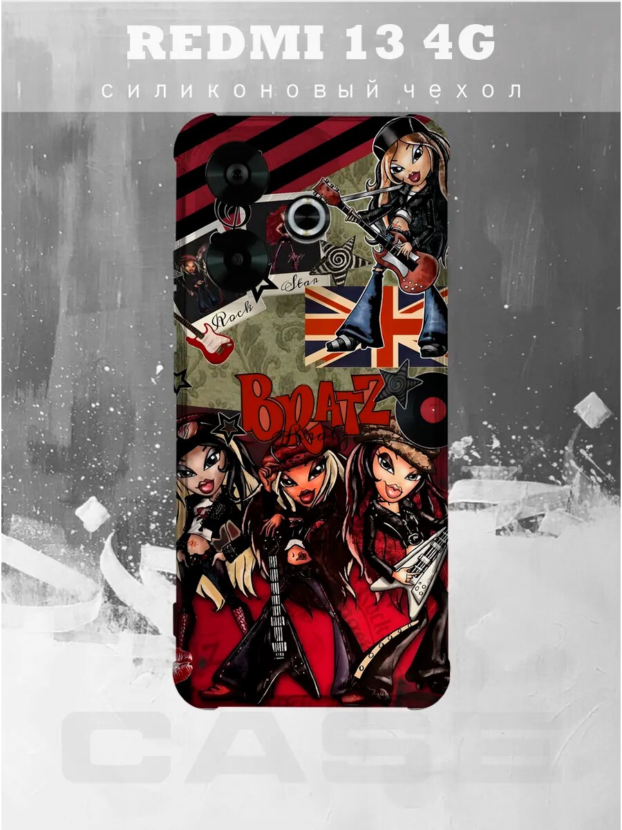 Чехол на REDMI 13 с принтом Rock Angelz