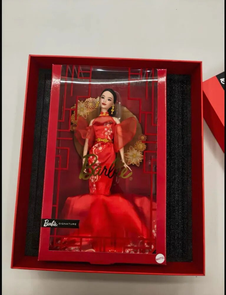 Кукла Barbie Signature, Красный, Высота 32 см, Пластик, Индонезия, 3287887650 — фото 1
