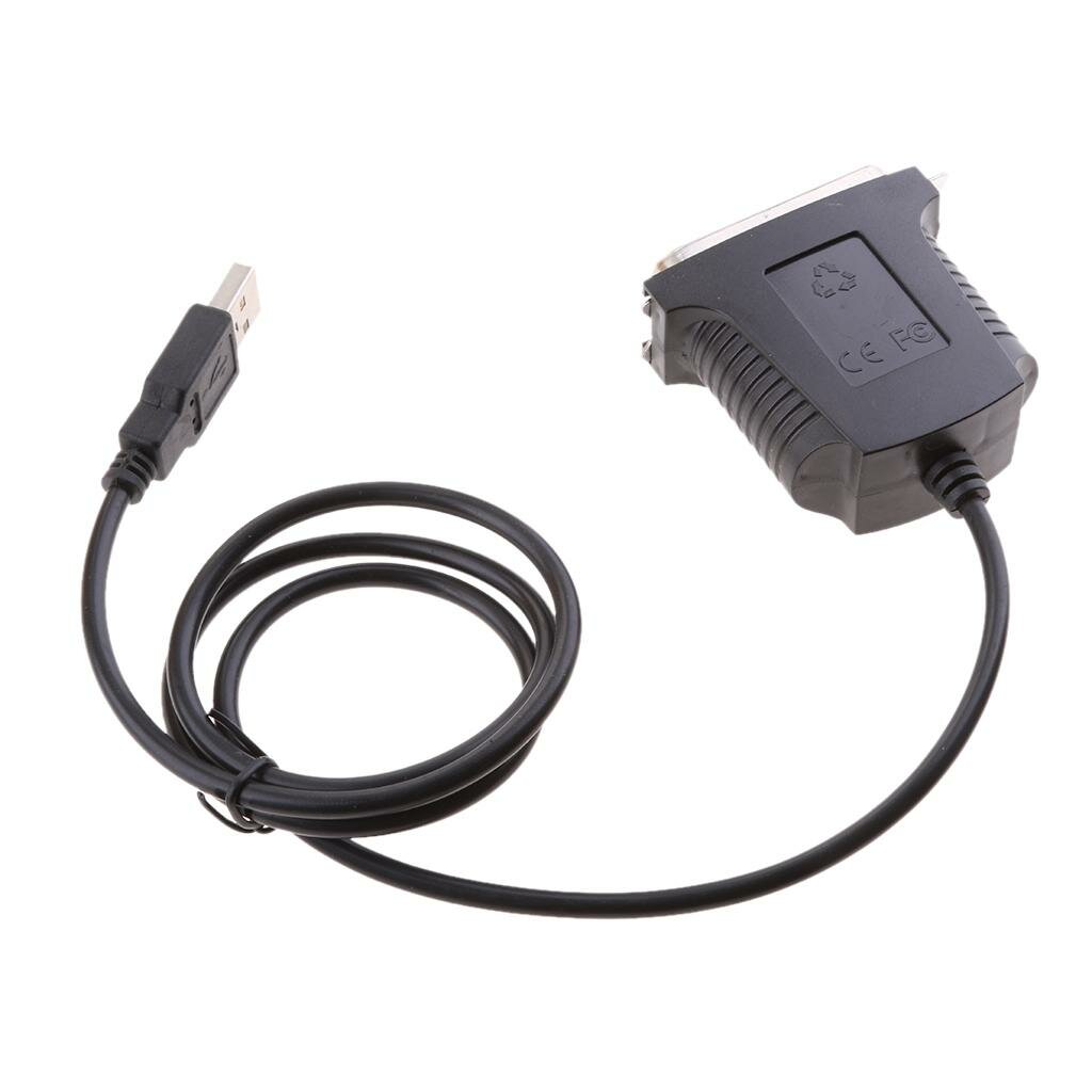36-контактный кабель Centronics — USB для параллельного подключения принтера, двунаправленное подключение по принципу Plug-Play.