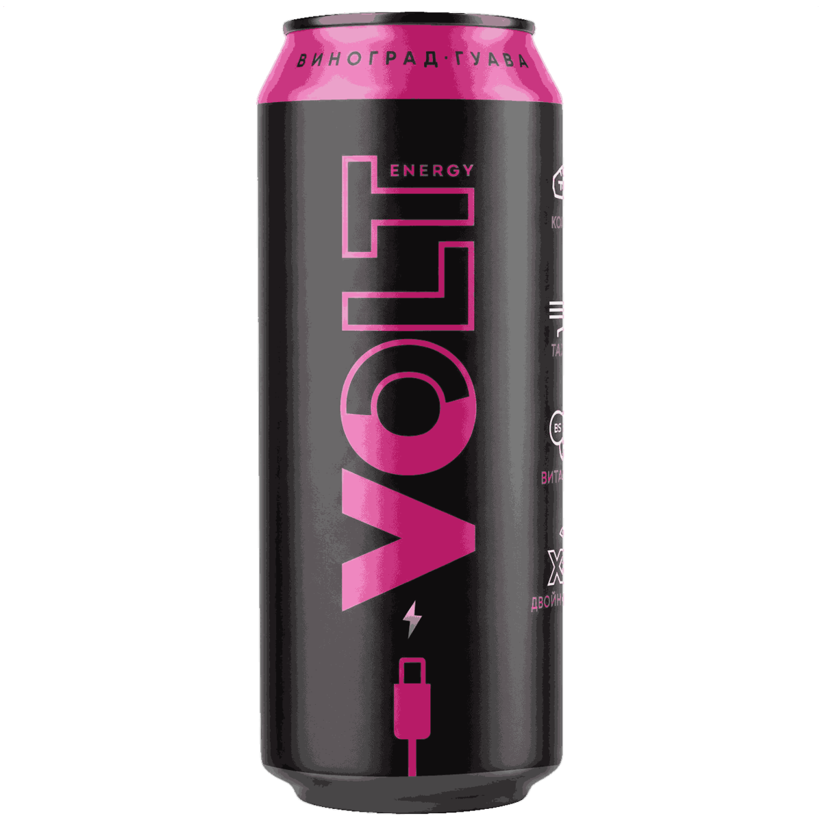 Энергетический напиток Volt Energy Виноград-Гуава 0,45 л ж/б