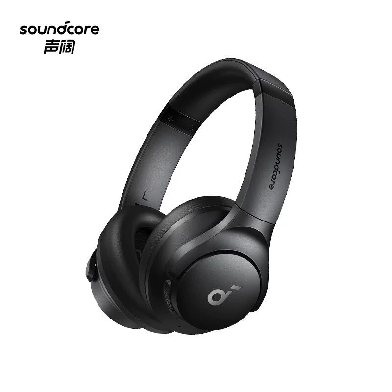 SoundCore Q20i Накладные беспроводные наушники с шумоподавлением, 60 часов автономной работы, черный