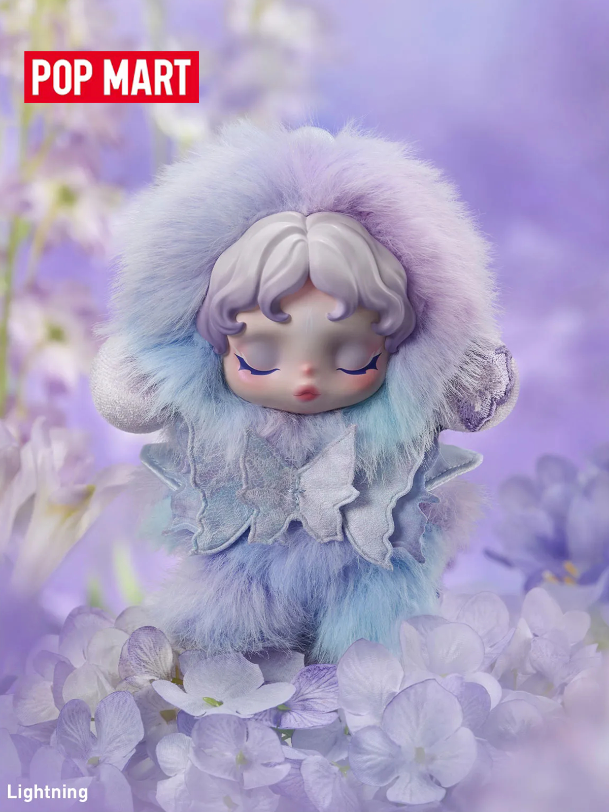 Коллекционная фигурка Слепая коробка POP MART SKULLPANDA L'impressionnisme Series Plush Doll-Lightning