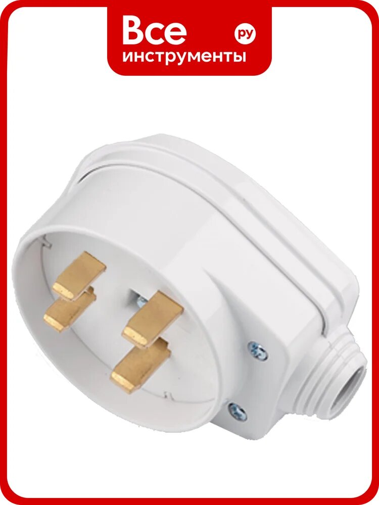 Вилка к электроплите Bylectrica 3Р+N, 32А, 250В, 96x62x83 мм, В32-073