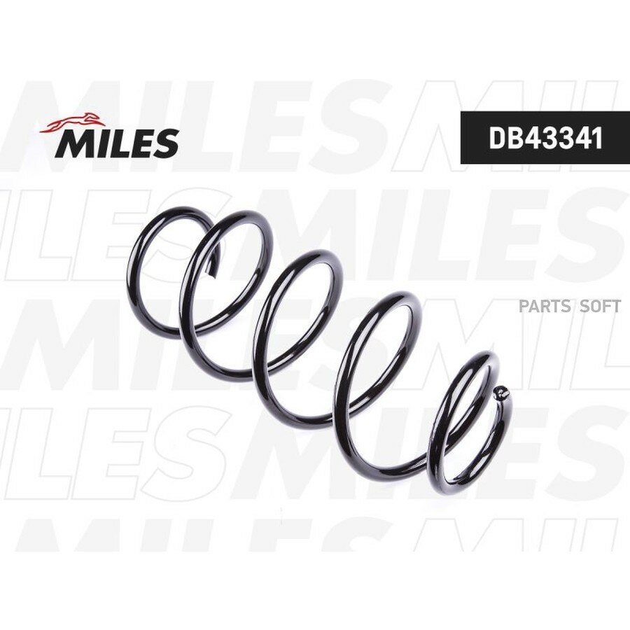 Пружина SKODA RAPID / VW POLO пер. / 6R0411105D MILES MILES DB43341 | цена за 1 шт