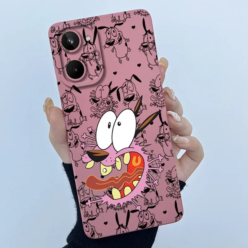 Чехол Realme 10 Pro Plus 5G, FEN-TYFEN0906, силикон, Courage the Cowardly Dog