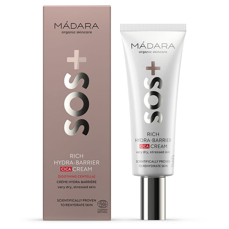 Крем для ухода за кожей Madara SOS Hydra Barrier Cica Интенсивно увлажняющий крем 40 мл