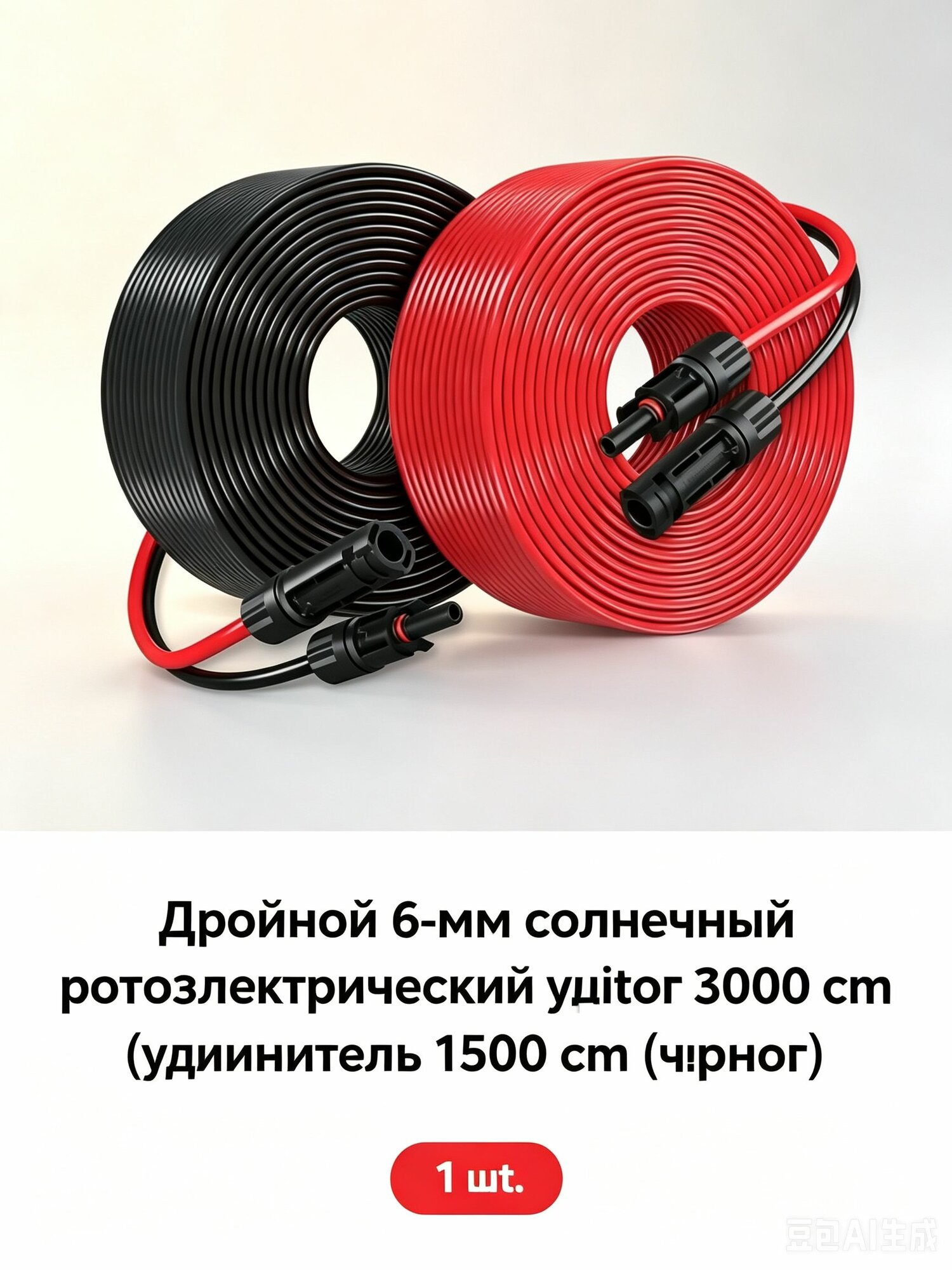 Удлинитель кабеля, 30 м, разноцветный