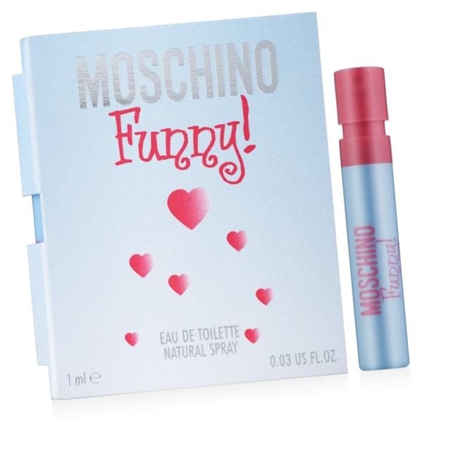 Moschino Funny туалетная вода для женщин 1 мл сэмпл - Москино Фанни миниатюра аромата