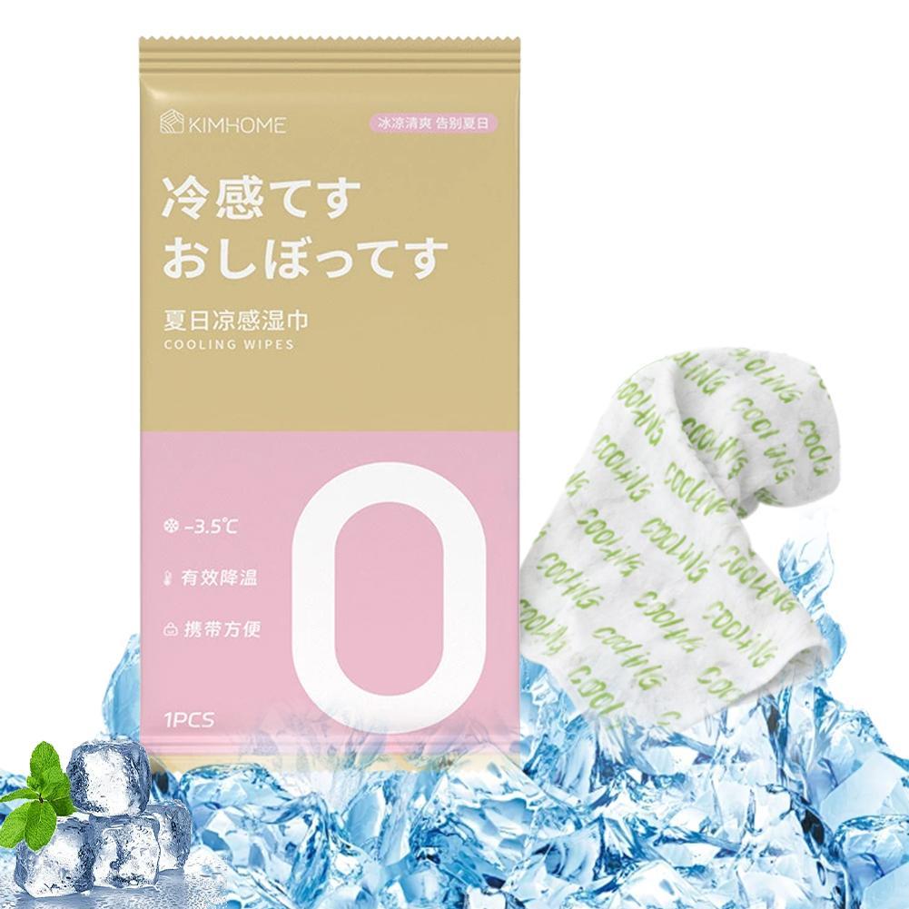 KIMHOME Влажные салфетки охлаждающие с мятным ароматом, 1 шт.
