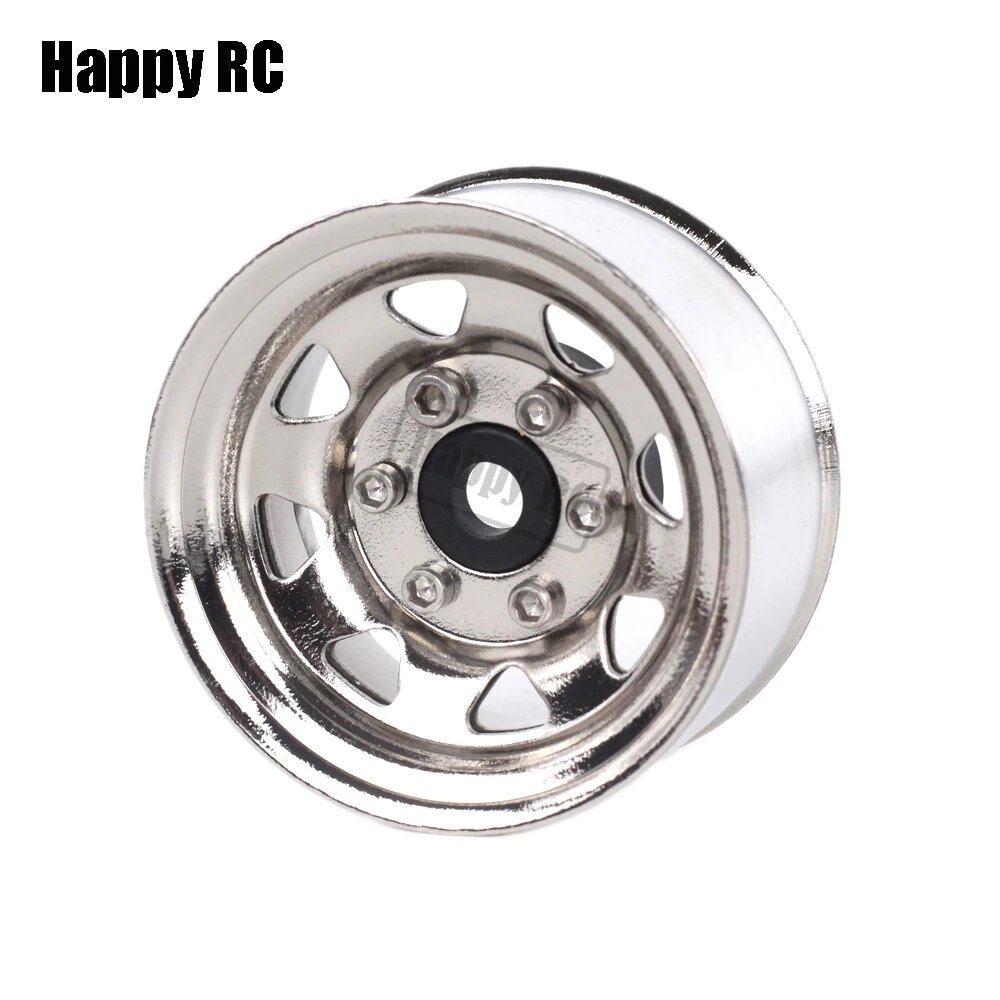 Колесный диск RC 1/10 1/12 1/18, Silver, 12мм