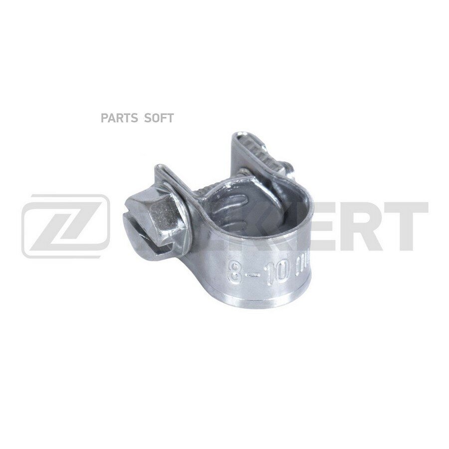 Хомут 8-10 силовой Zekkert оцинк. ZEKKERT BE5002 | цена за 1 шт