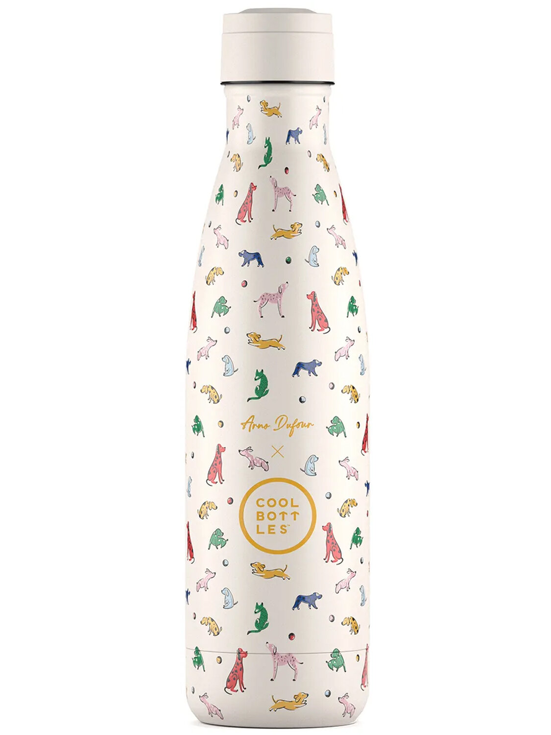 Термос–термобутылка Cool Bottles Arno Dufour Doggie Party 500мл CBB50DPY