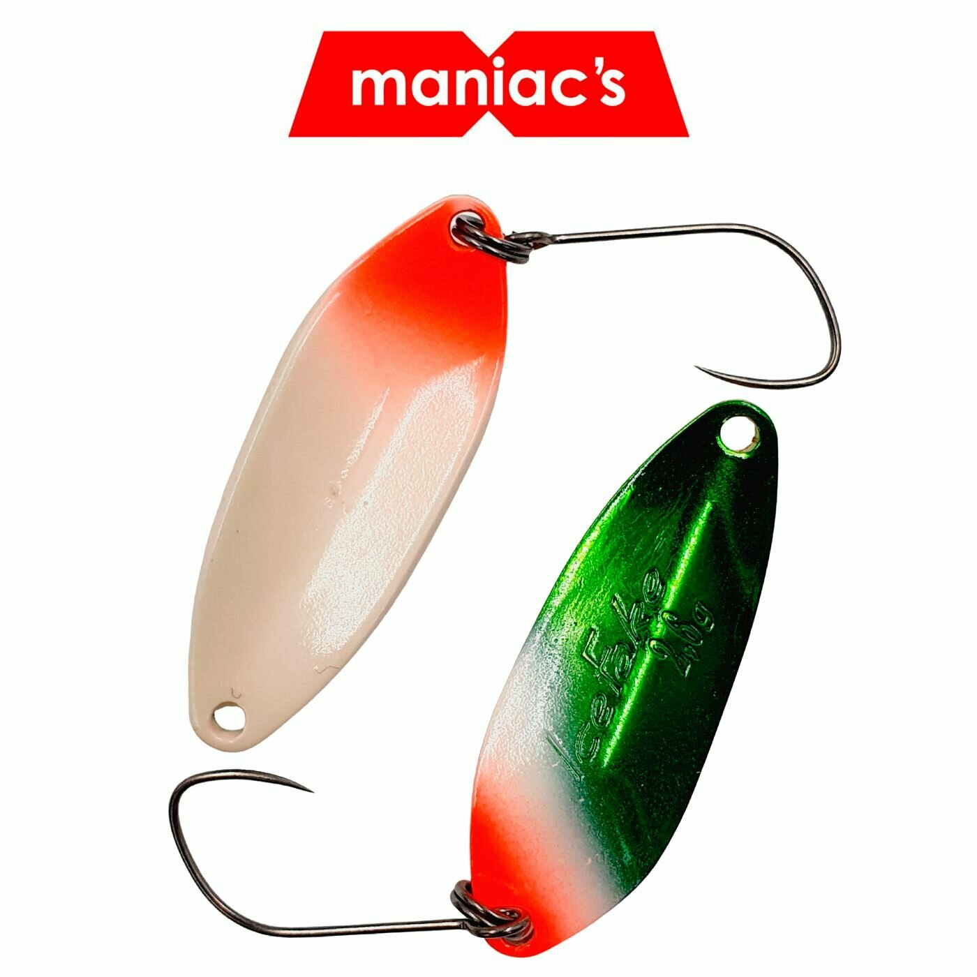 Лимитированная японская блесна на форель ValkeIn Ice Fake, 2.6 гр, #Matcha Strawberry (Maniac's Oricolor)