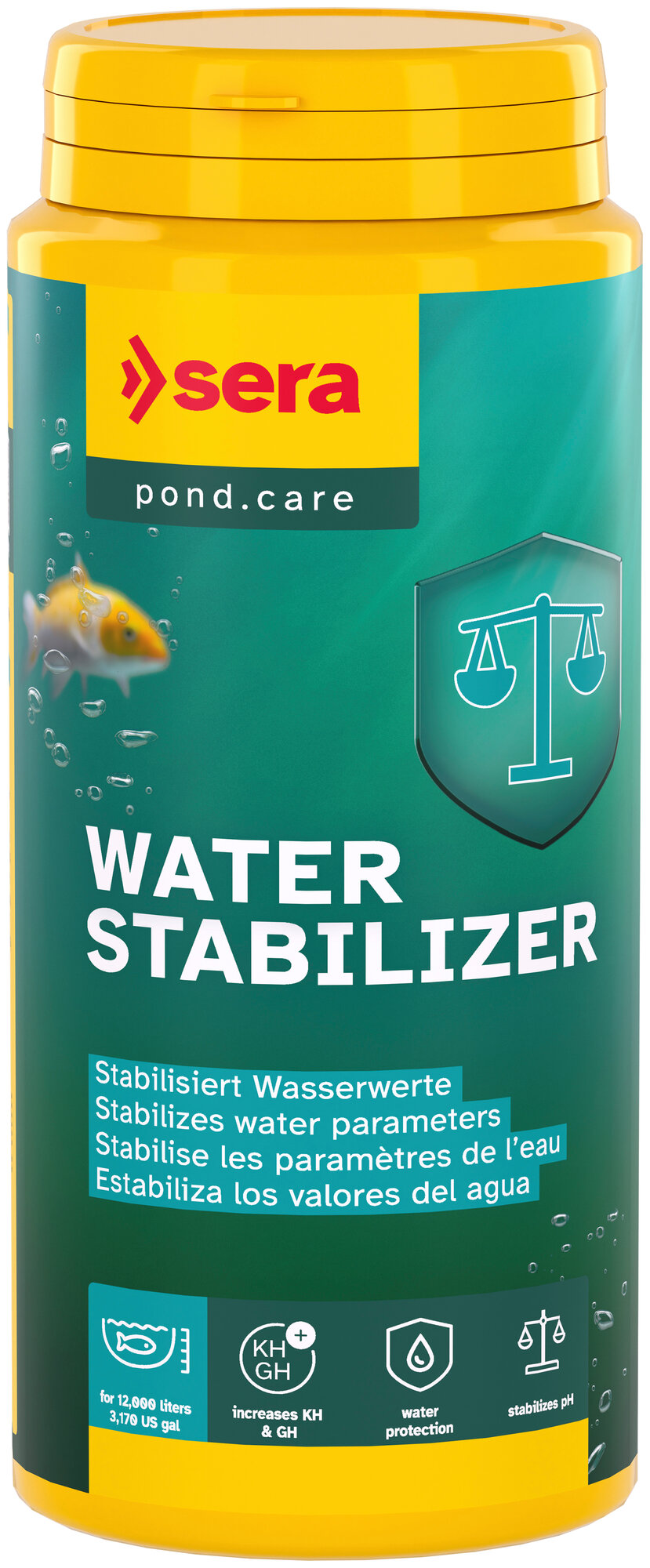 Средство sera Pond Water Stabilizer для стабилизации параметров воды в пруду, 550 г