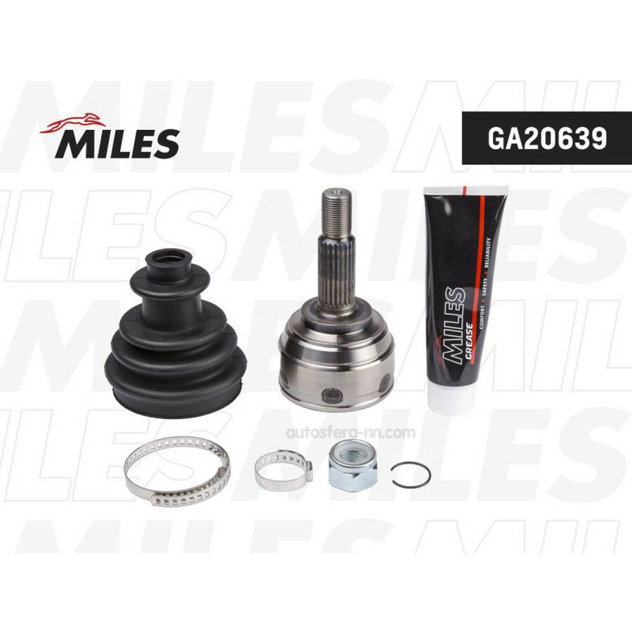 MILES GA20639 ШРУС NISSAN MICRA K12/C+C/NOTE 1.4-1.6 03-12 нар.