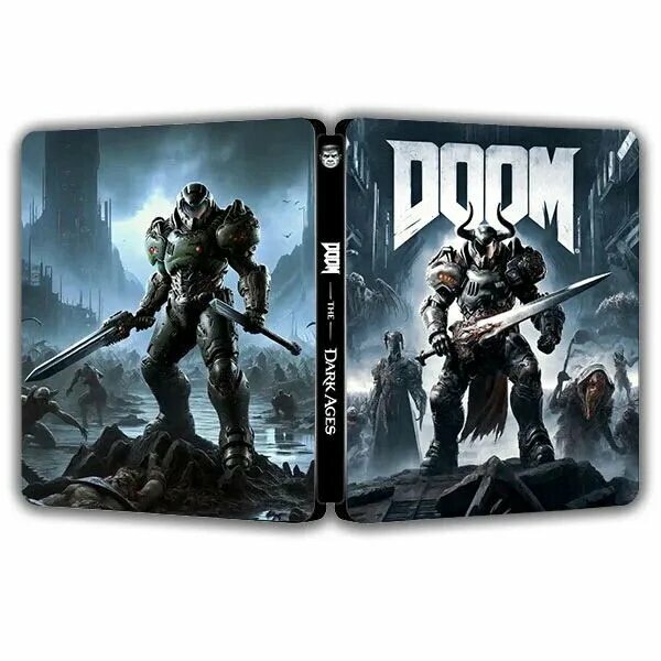 ONi Fantasy Box (Только стальной корпус, без диска с игрой) Steelbook DOOM The Dark Ages For PS4/PS5