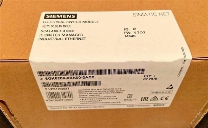 Модуль Siemens 6GK5208-0BA00-2AC2 6GK5 208-0BA00-2AC2