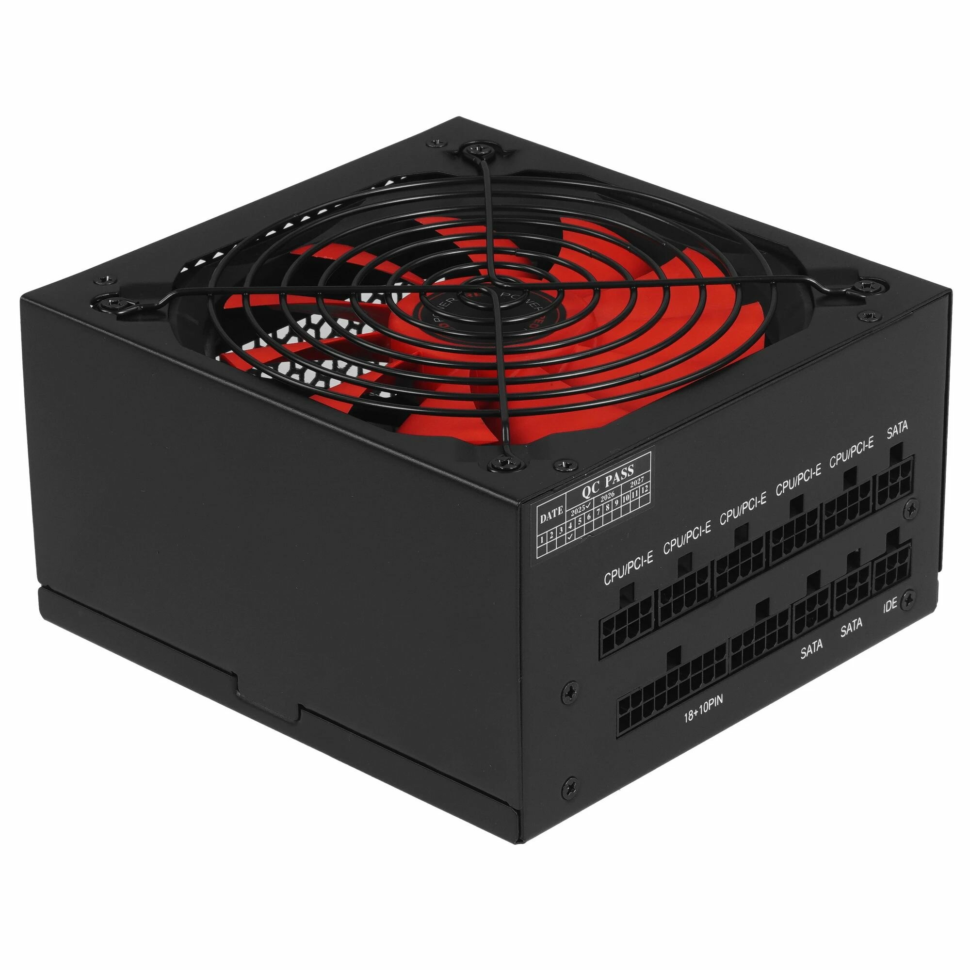 Блок питания Azerty RPS-850MA4 80 Plus Silver (RPS-850MA4) черный - ATX 20+4 пин, 4 pin + 4 pin x2 CPU, 6 SATA, 4 x 6+2 pin PCI-E