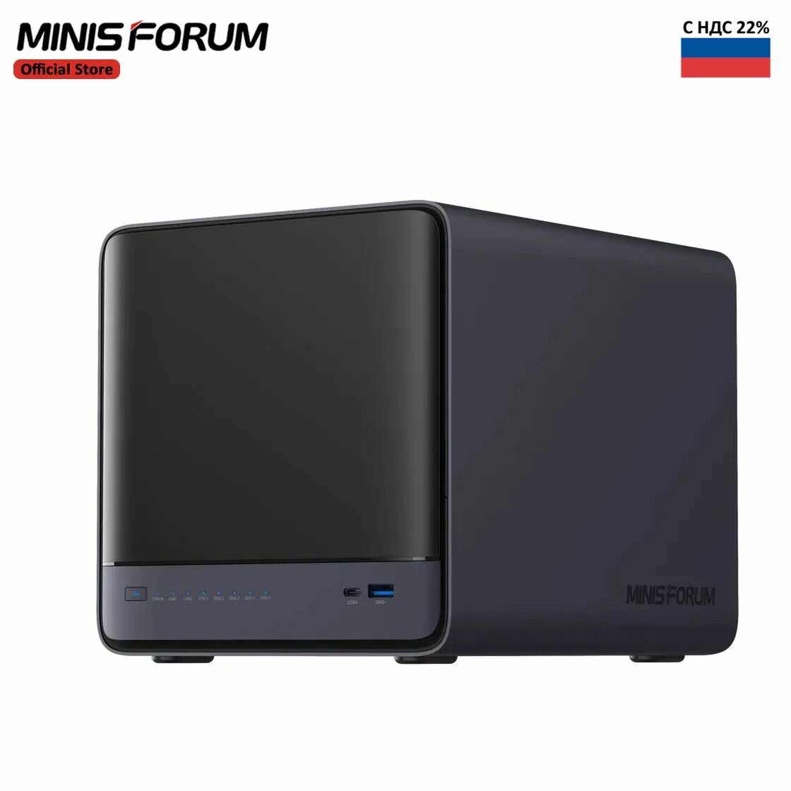 Сетевое хранилище NAS MINISFORUM N5 Air 16+64