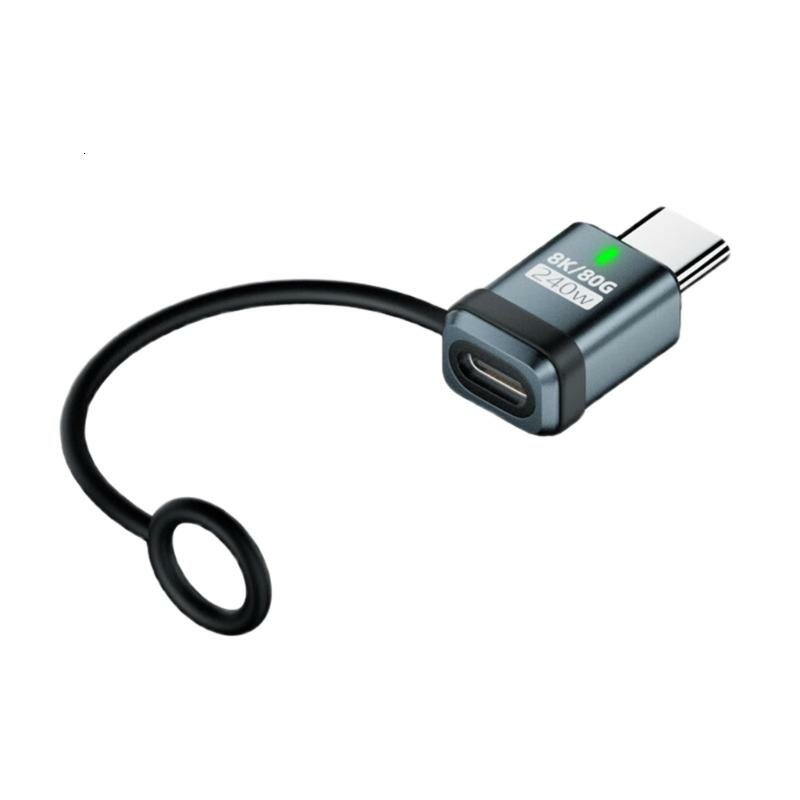 USB4-удлинитель 80 Гбит/с, Синий и серый - 14C