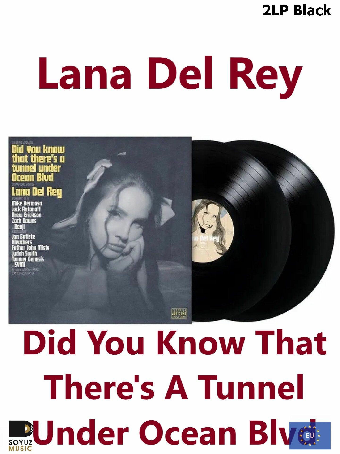 Lana Del Rey. Did You Know That There's A Tunnel Under Ocean Blvd (2LP Gatefold/Винил)