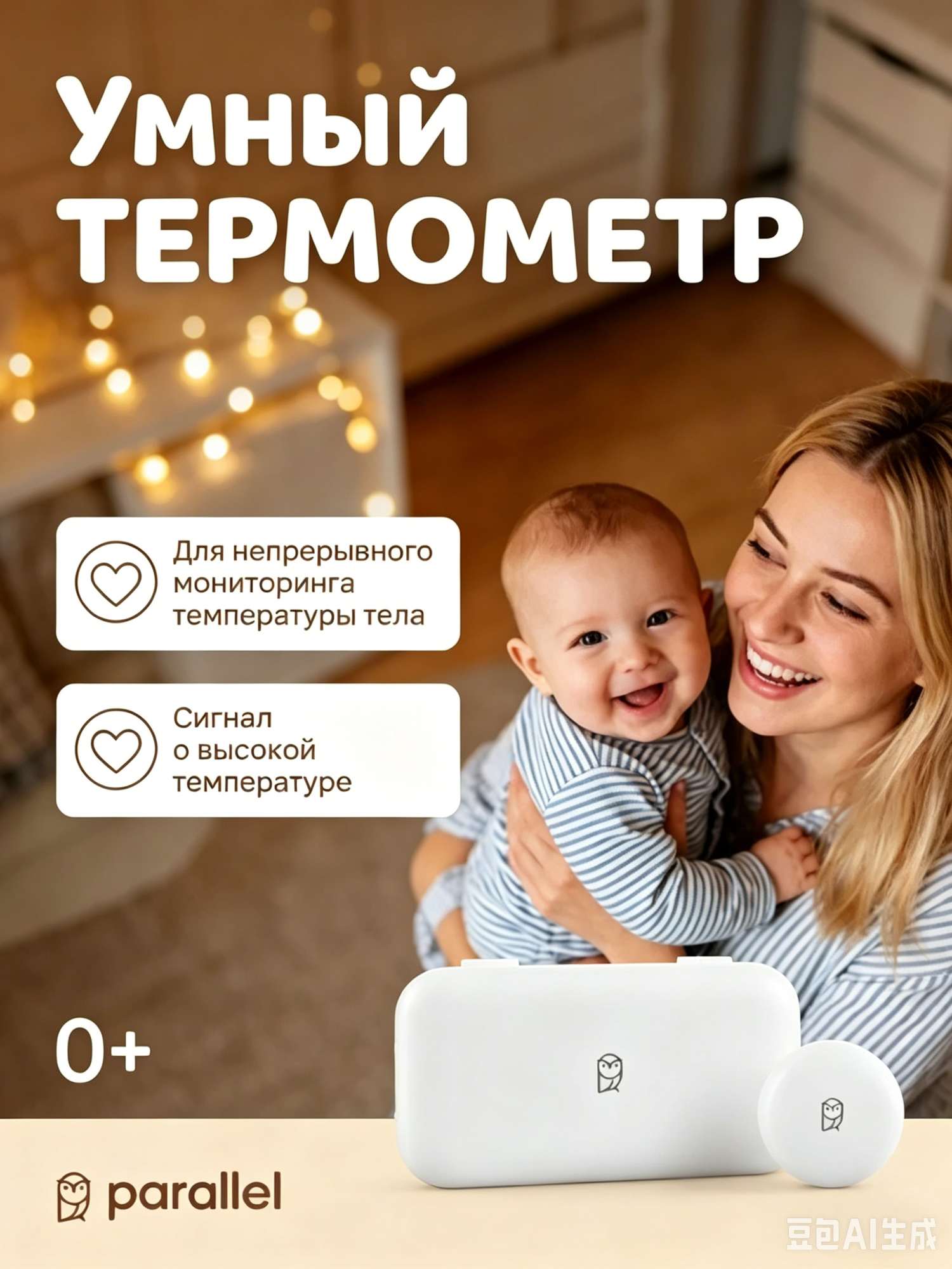 Умный детский термометр miaomiaoce Smart Digital Baby Thermometer Pro