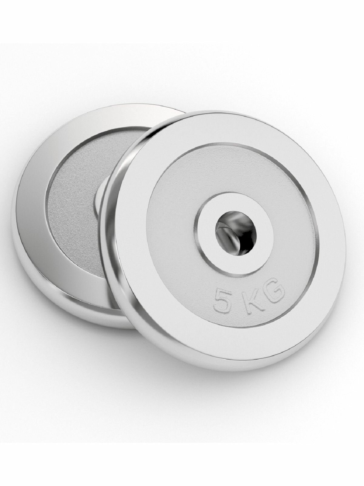 Диск хромированный для штанги и гантелей UNIX Fit 5 кг, посадочный d 25 мм, блины для штанги, диск для грифа 1шт.