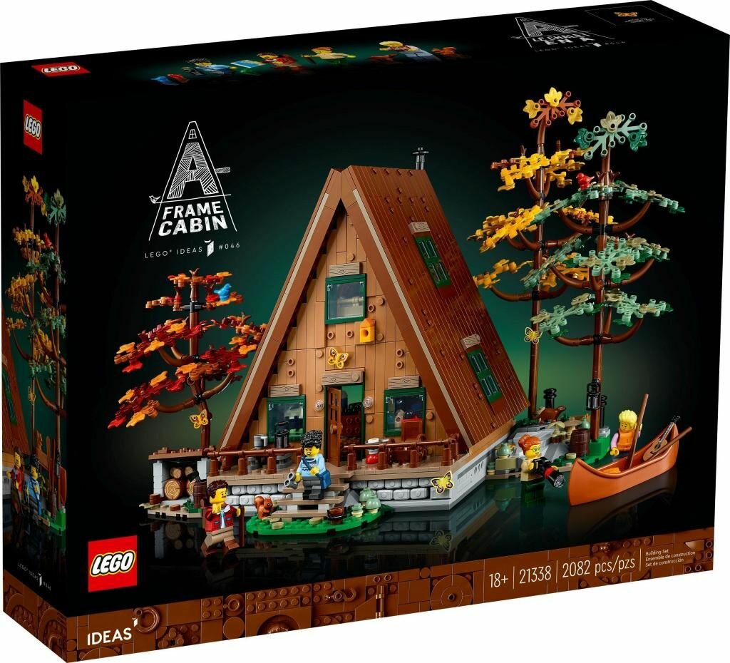 Конструктор LEGO Ideas А-образный дом 21338, 2082 деталей, от 18 лет