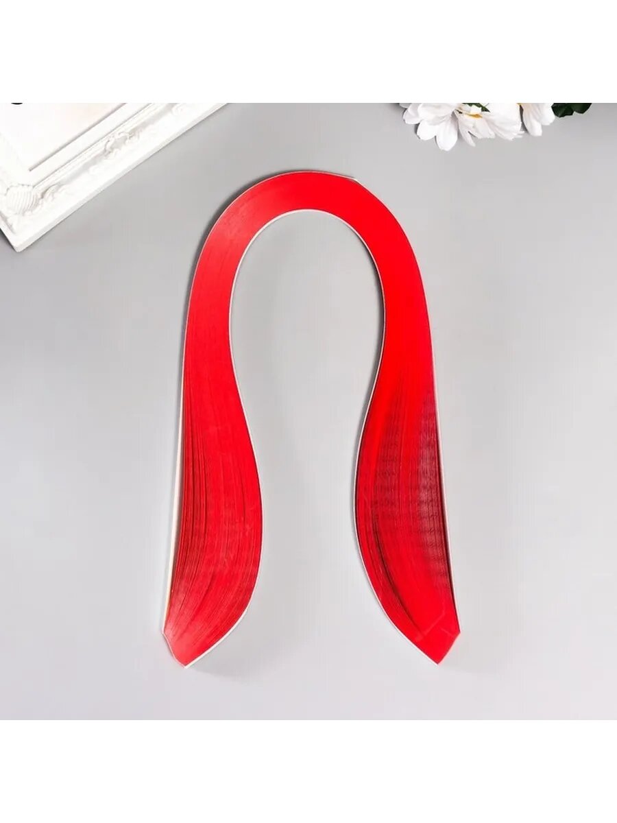 Красные полоски для квиллинга, 120 шт.