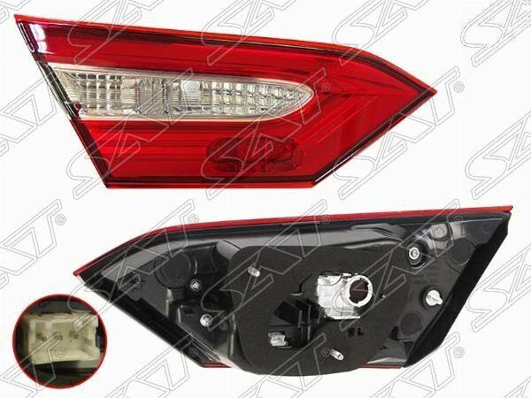 Фонарь в крышку багажника SAT ST-212-14T2L Toyota Camry XV70 17-22 левый