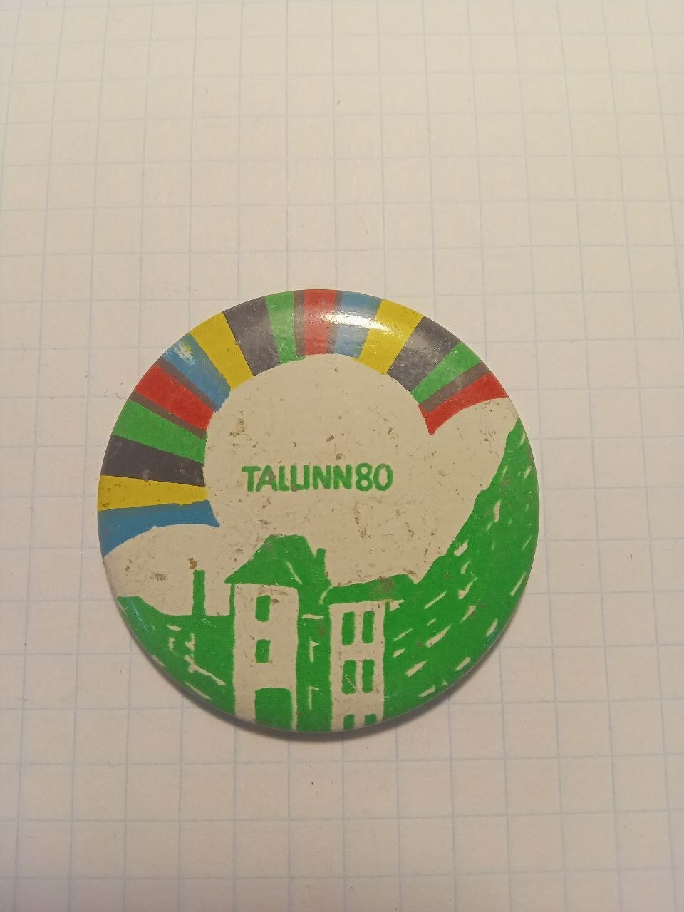 Значок "Tallinn 80" Олимпиада