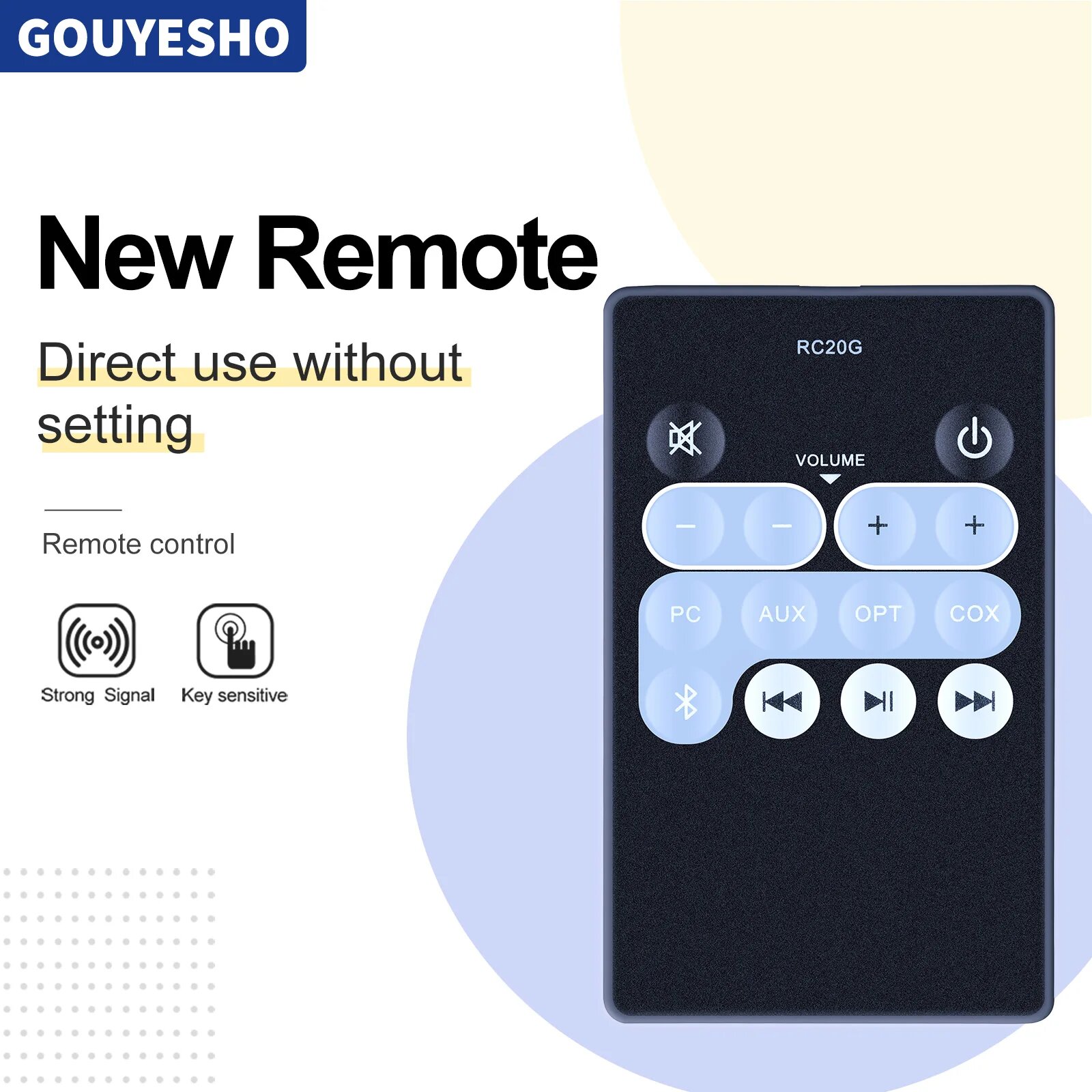 Пульт дистанционного управления GOUYESHO RC20G для Edifier R1850DB