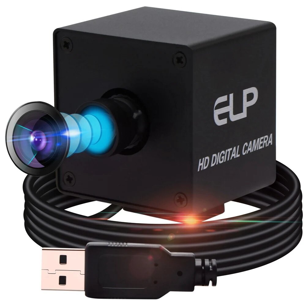 ELP USB-камера 1080P, F1.0-6mm, с кейсом