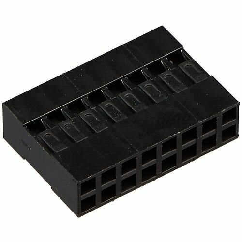 BLD-16, гнездо на кабель шаг 2.54мм 2x8 с контактами / 3 штуки