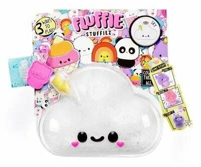 White Cloud Белые облака Флаффи Стаффиз Игровой набор Маленький Единорог Fluffie Stuffiez