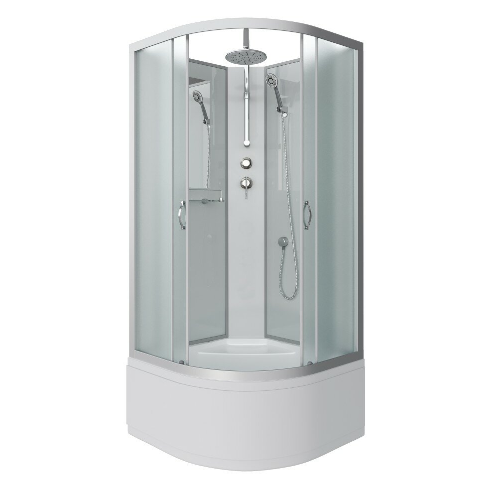 Душевая кабина Niagara Classic NG-2307-14BKT (80х80х210) высокий поддон(40см), стекло матовое,4 места
