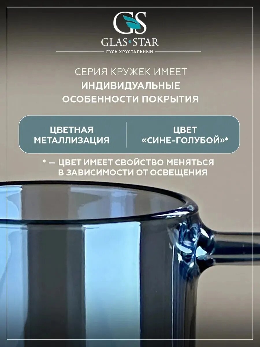 Кружка для чая и кофе набор 4 шт.