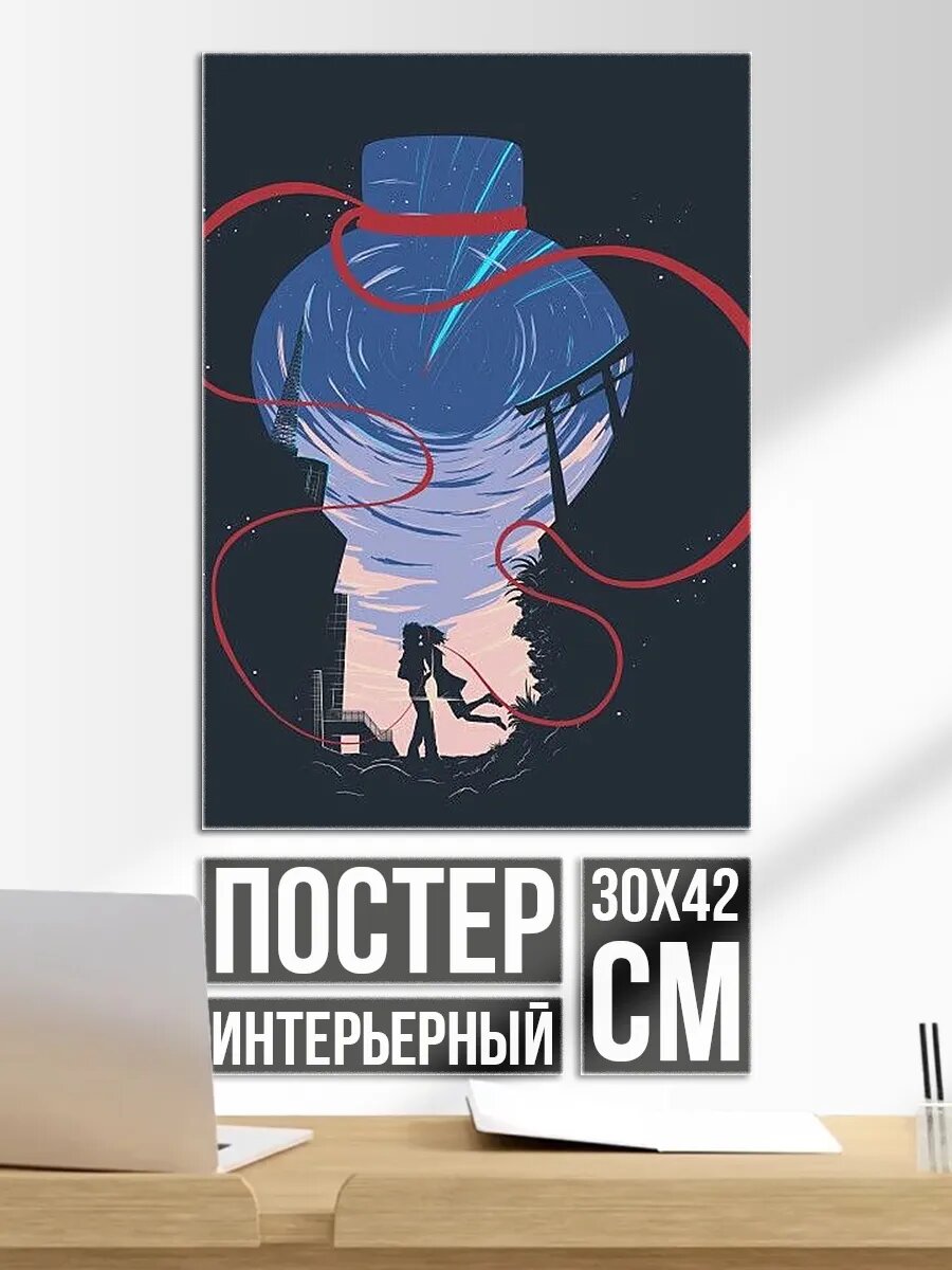 Плакат постер Твоё имя