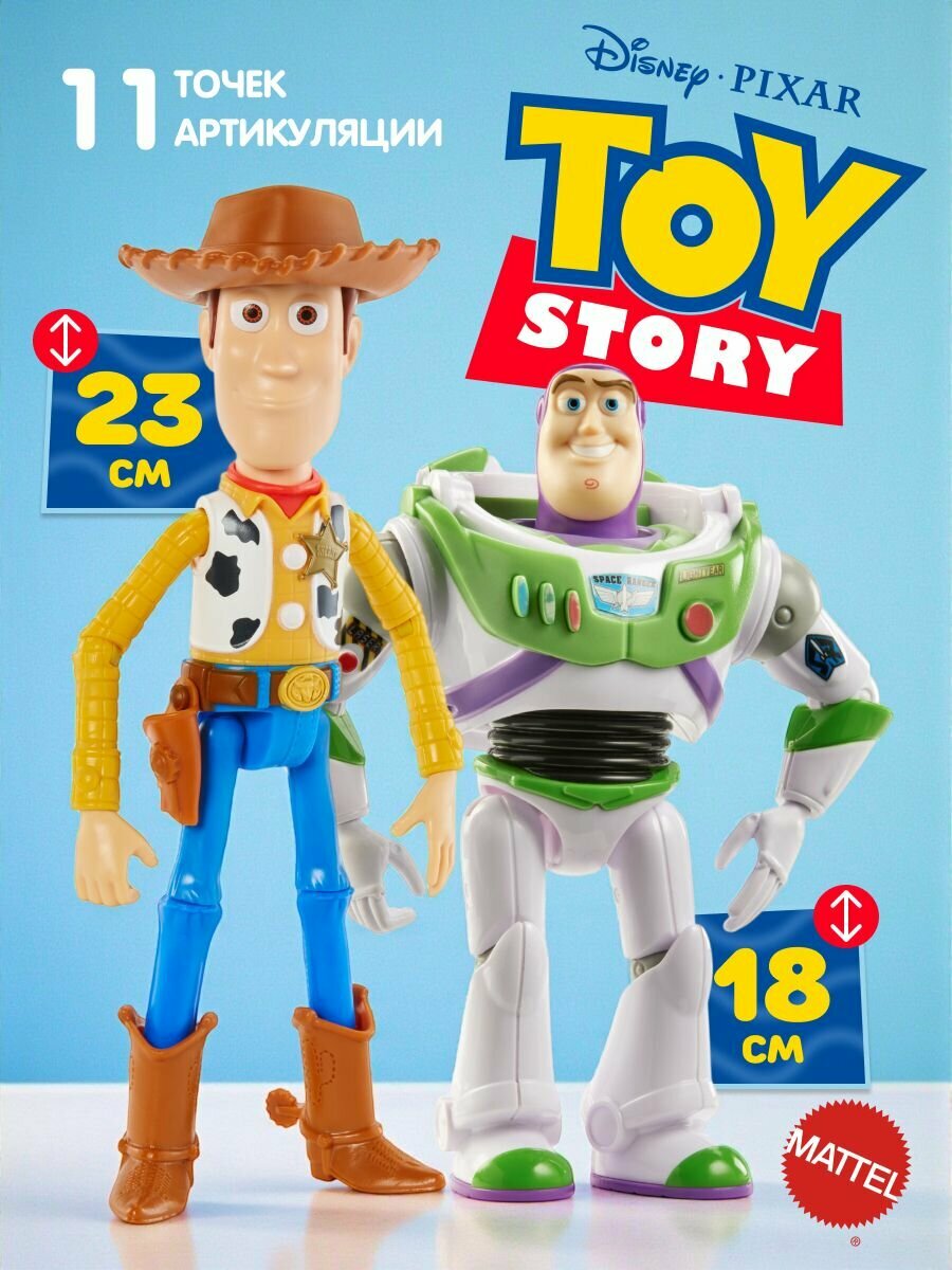 Игровой набор История Игрушек HWR88 фигурка Вуди и Базз Лайтер Toy Story Mattel