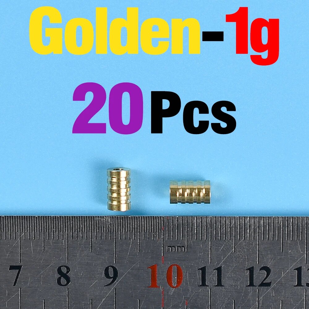 Грузила медные Golden 1g 20 шт.