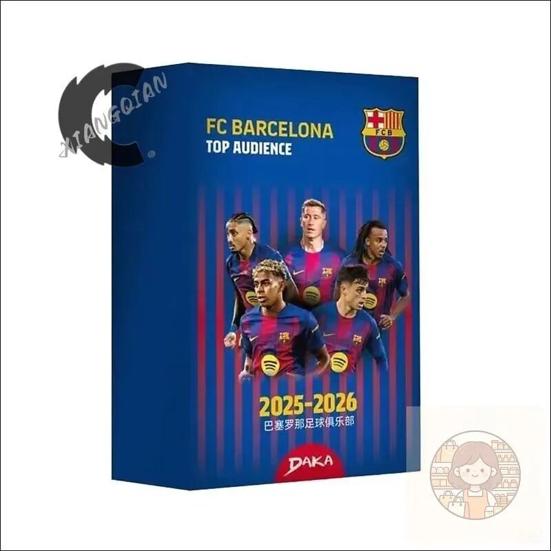 Футбольные карточки DAKA 25-26 (Барселона, Futbol Club Barcelona), коллекционные, TOP AUDIENCE