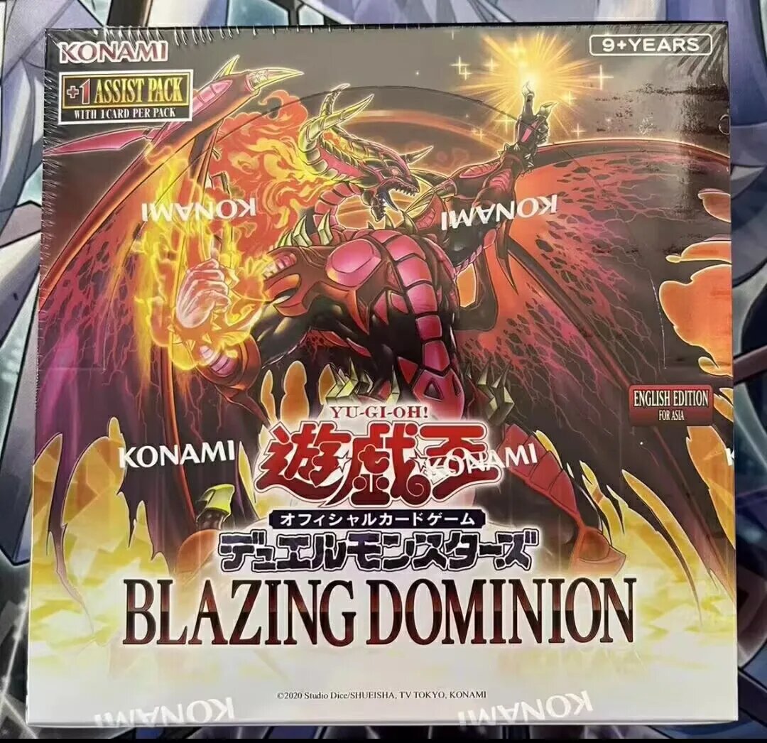 Коллекционный набор Yu-Gi-Oh! KONAMI Duel Monsters Blazing Dominion BLZD The Crimson King